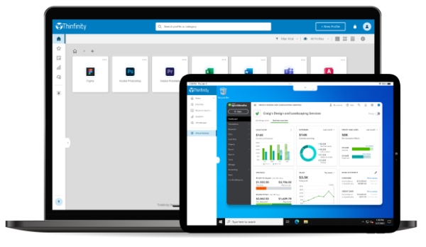 Access Virtual Desktops Securely via Any Browser with Thinfinity