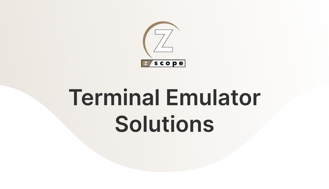 Terminal Emulation Web and Windows-based editions | z/Scope