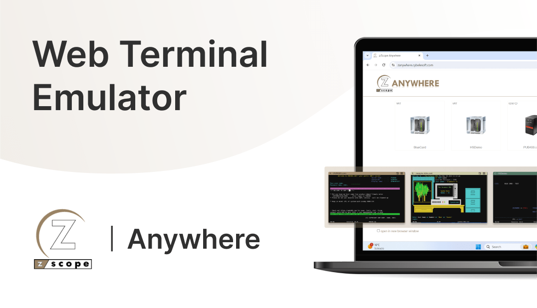 Web Terminal Emulator for Secure Mainframe & AS/400 Access